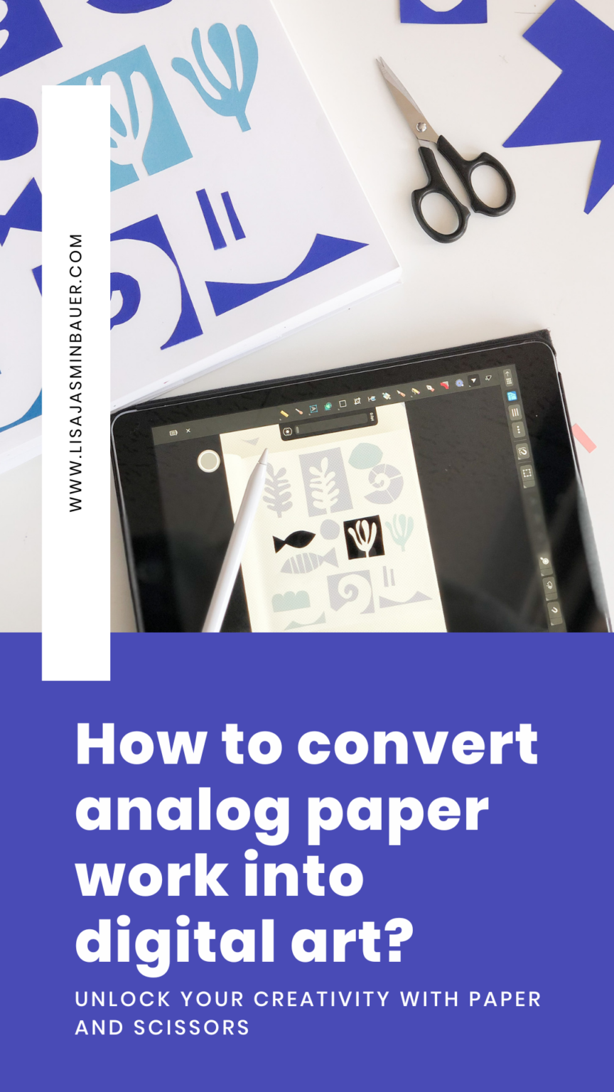 How to convert analog paper work into digital art – Lisa Jasmin Bauer