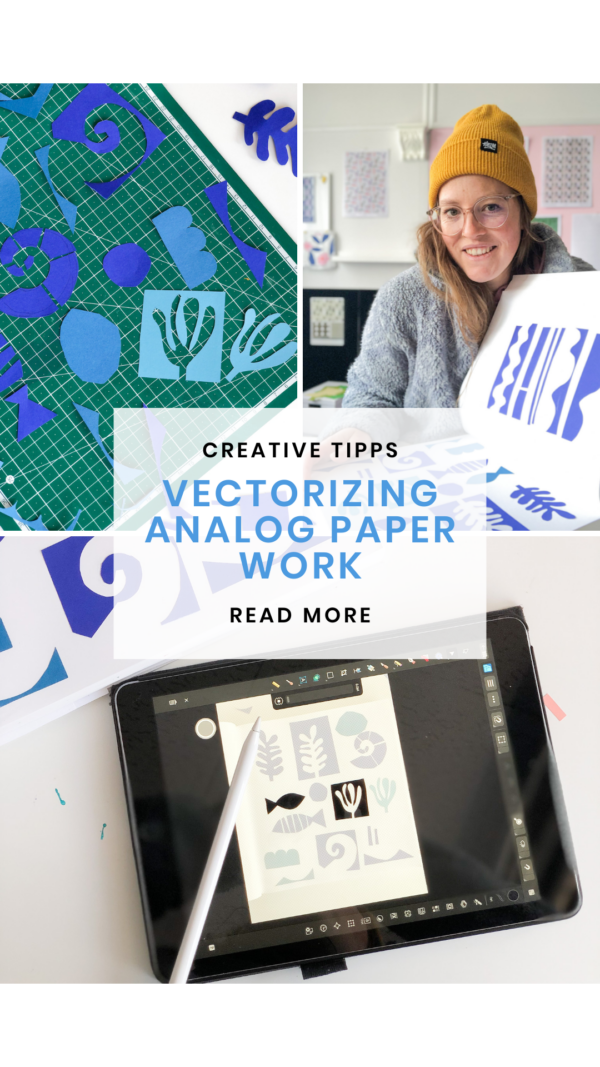 How to convert analog paper work into digital art – Lisa Jasmin Bauer