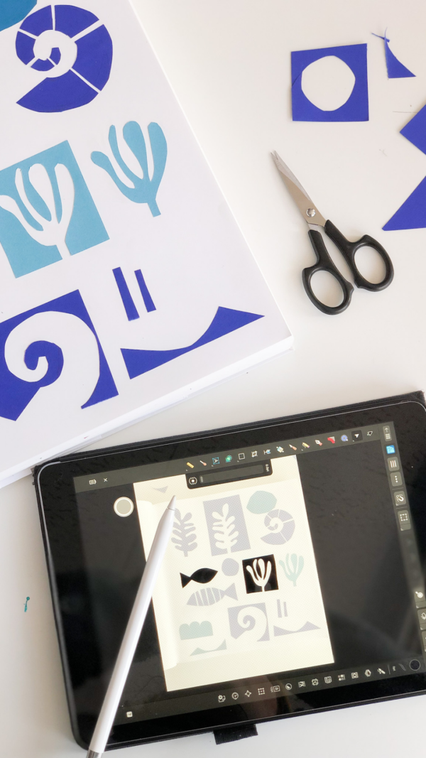 How to convert analog paper work into digital art – Lisa Jasmin Bauer