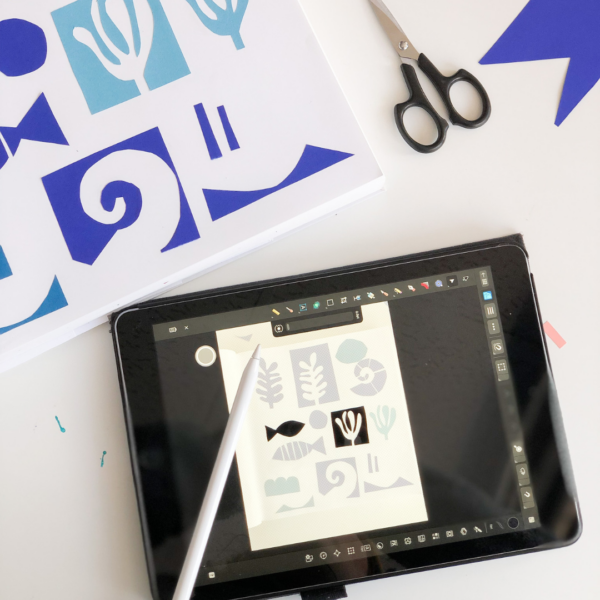 How to convert analog paper work into digital art – Lisa Jasmin Bauer