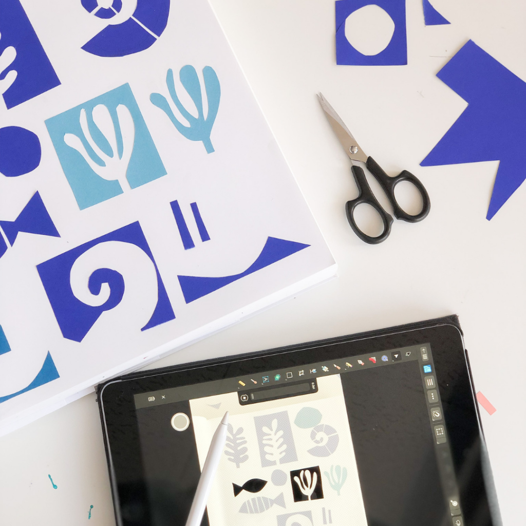 How to convert analog paper work into digital art – Lisa Jasmin Bauer